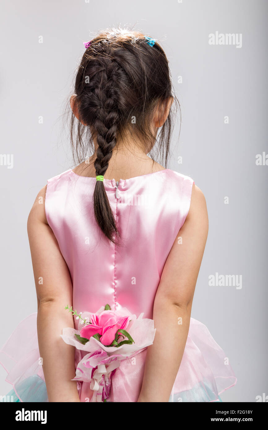 Kid Behind Rear View High Resolution Stock Photography and Images - Alamy