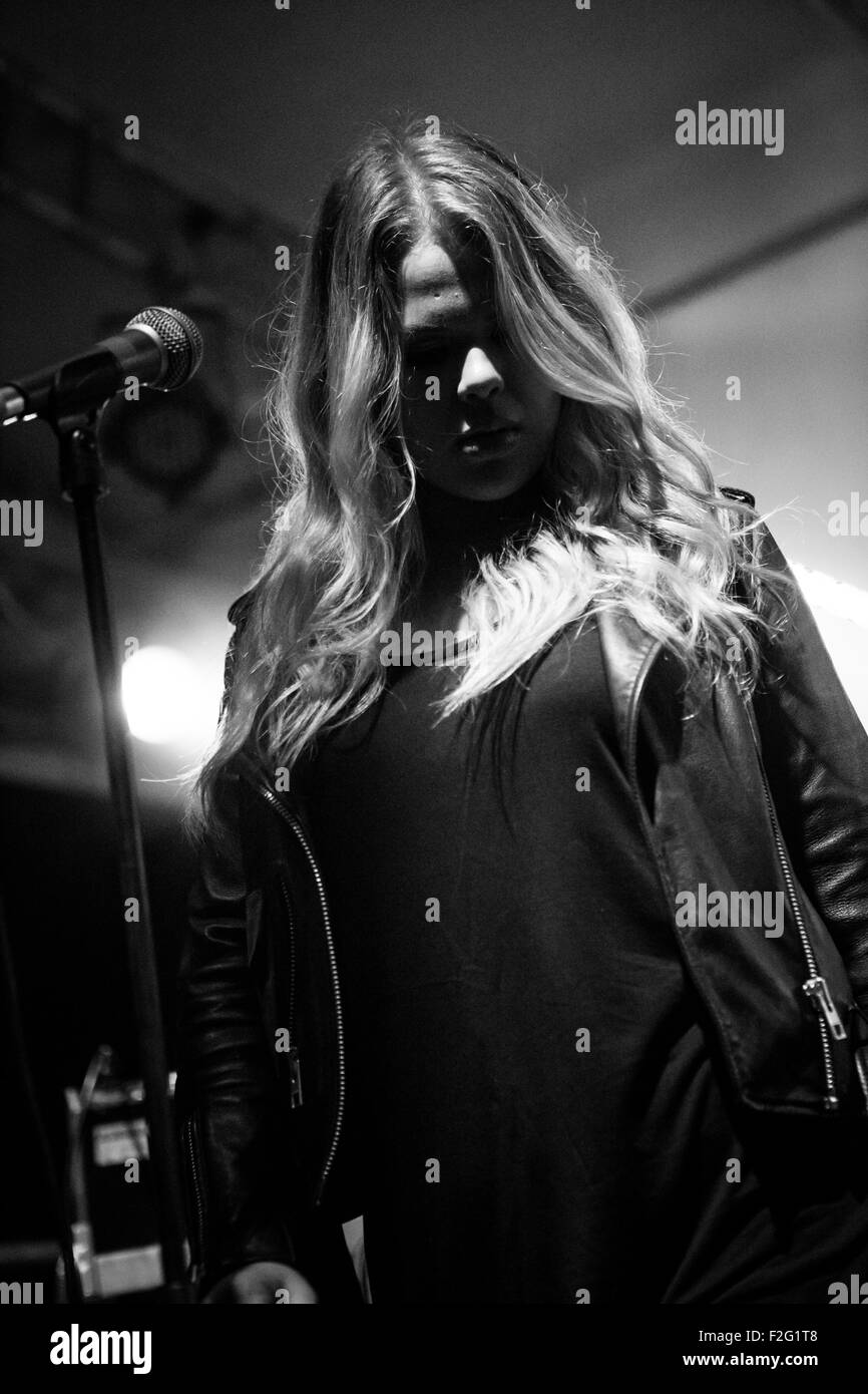 Milan Italy. 17th September 2015. The Australian singer GRACE performs ...