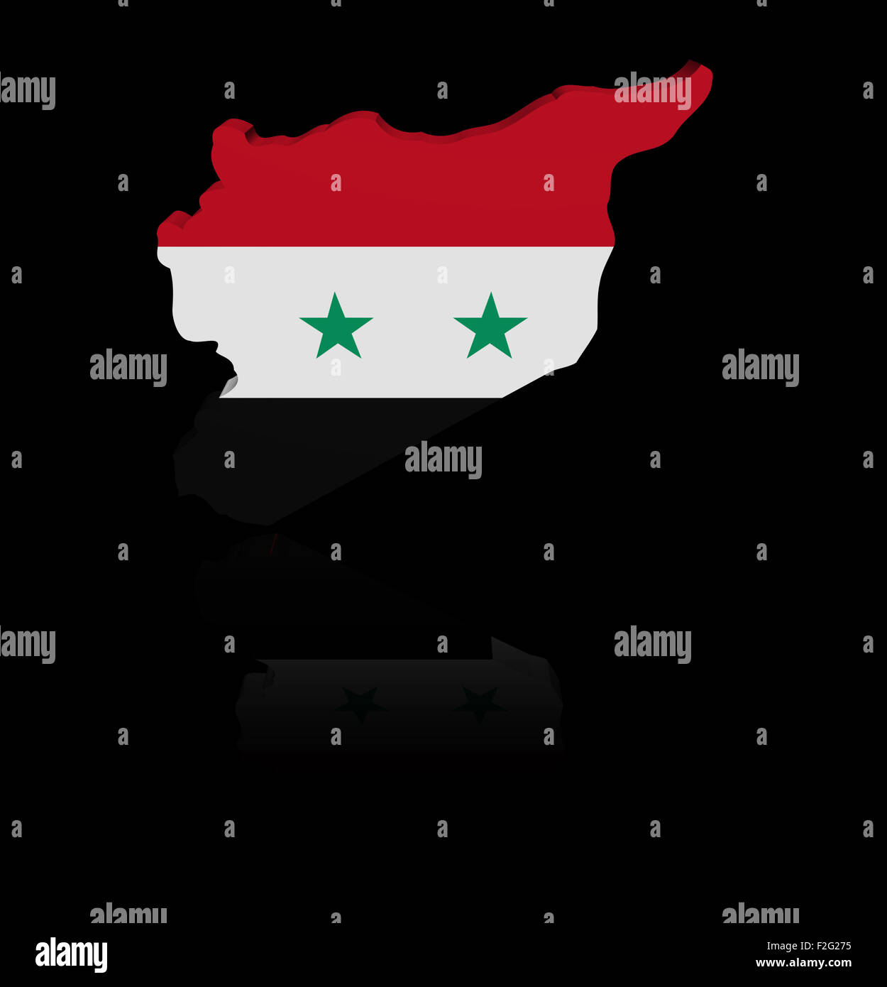 Syria map hi-res stock photography and images - Alamy