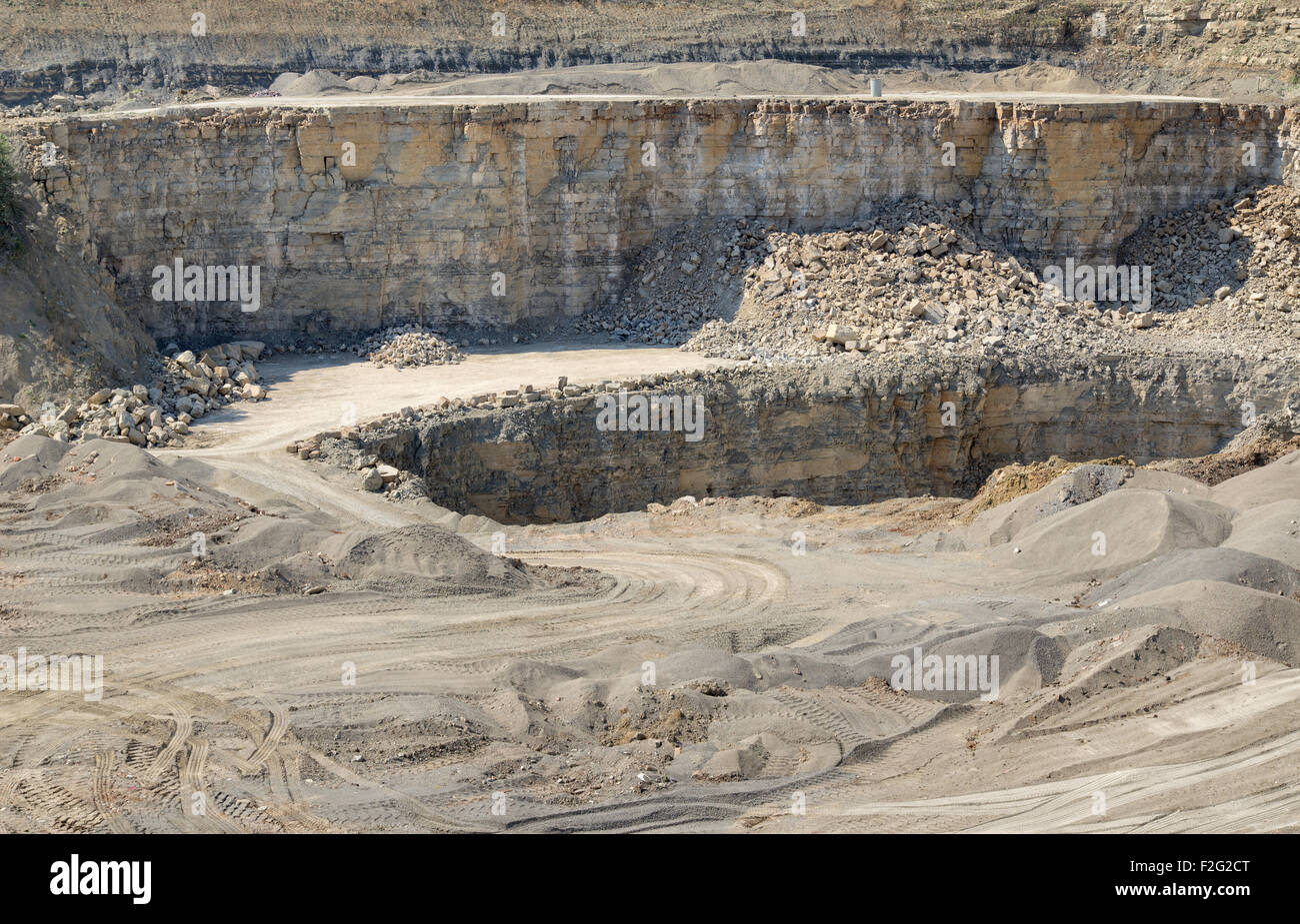 sunny stone pit scenery in Southern Germany Stock Photo - Alamy