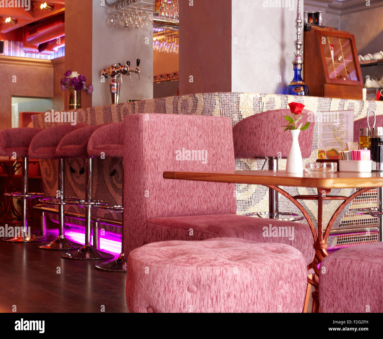 Photo of the interior of a pub Stock Photo - Alamy