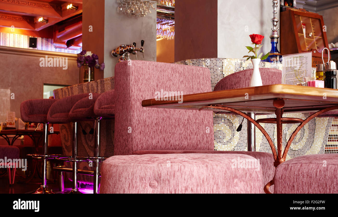 Photo of the interior of a pub Stock Photo - Alamy