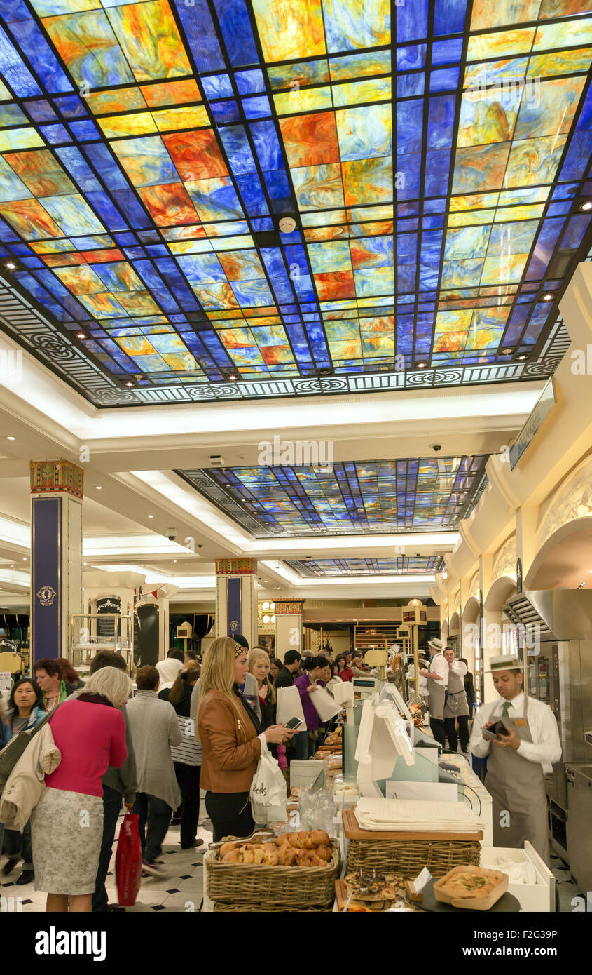 Harrods food hall interior hi-res stock photography and images - Alamy
