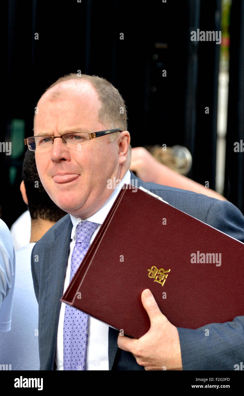 George Freeman MP leaving Downing Street - Conservative Member of ...