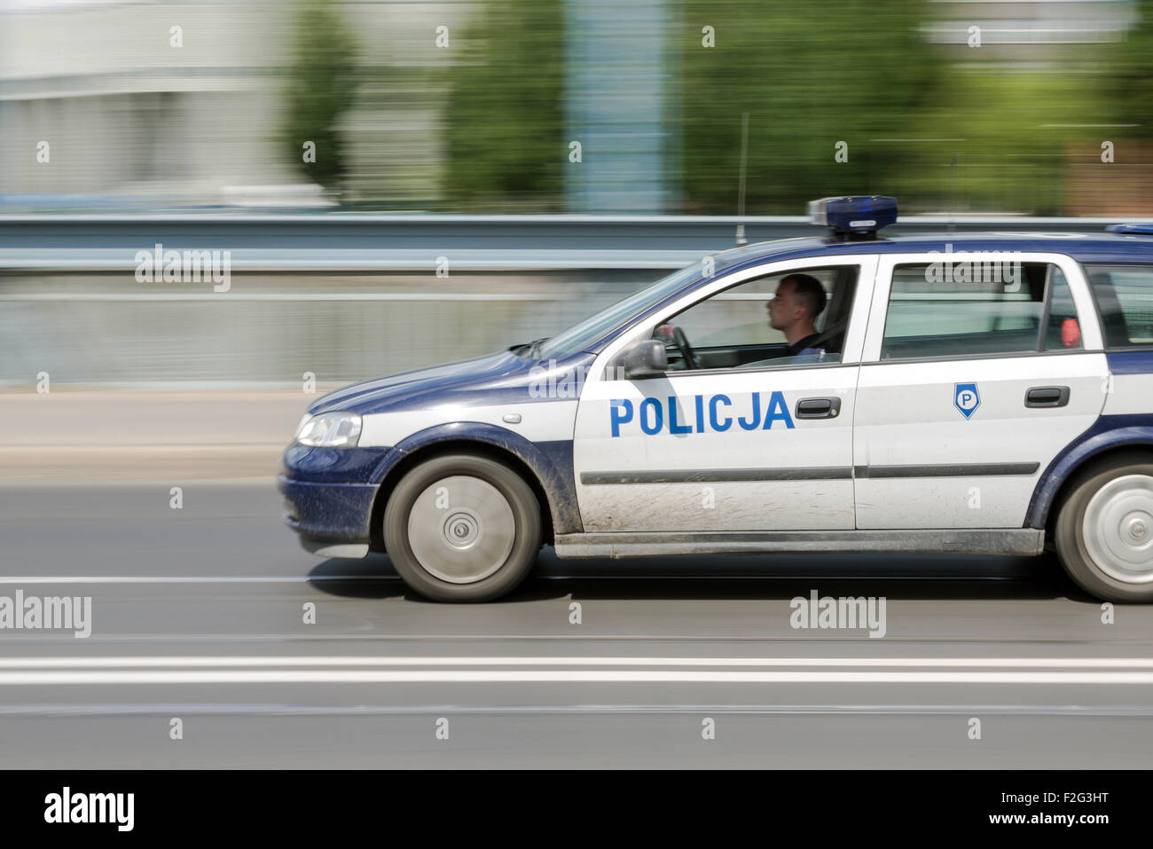 Policja polish police car hi-res stock photography and images - Alamy