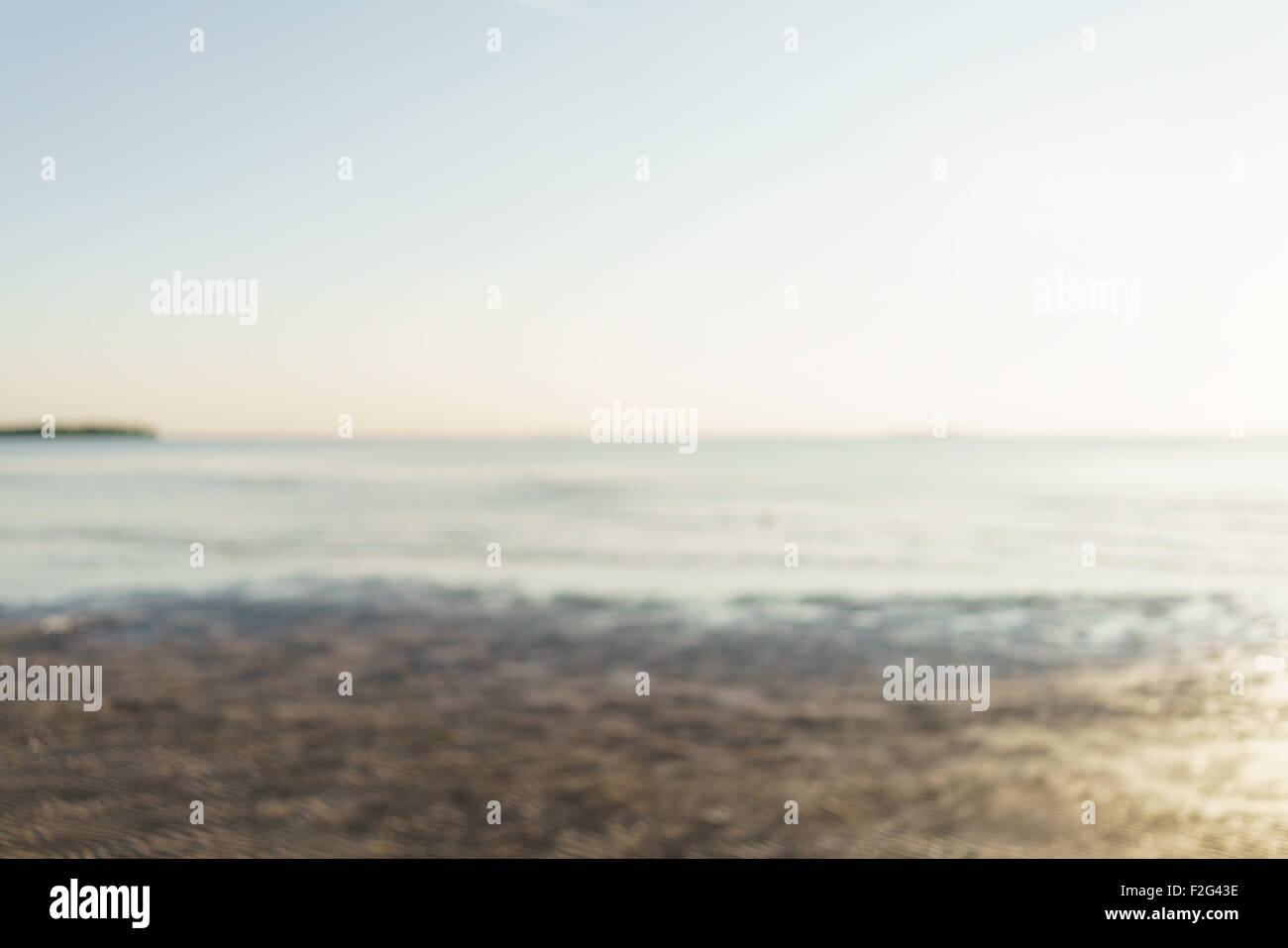 real optical blurred photo of sea beach Stock Photo - Alamy