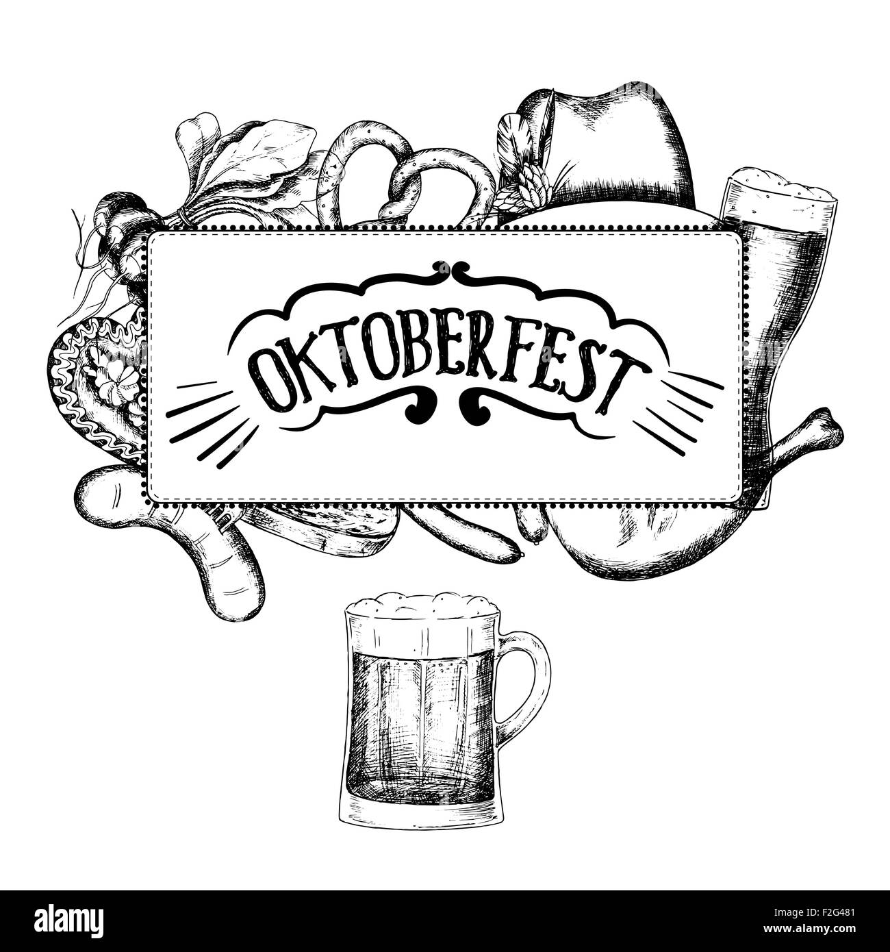 Oktoberfest vector illustration Stock Vector Image & Art - Alamy