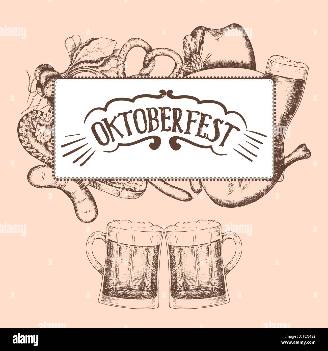 Oktoberfest vector illustration Stock Vector Image & Art - Alamy