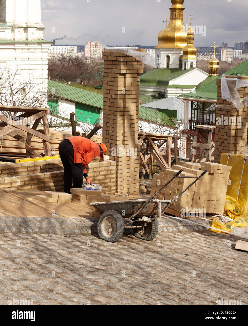 Monastery construction site hi-res stock photography and images - Alamy