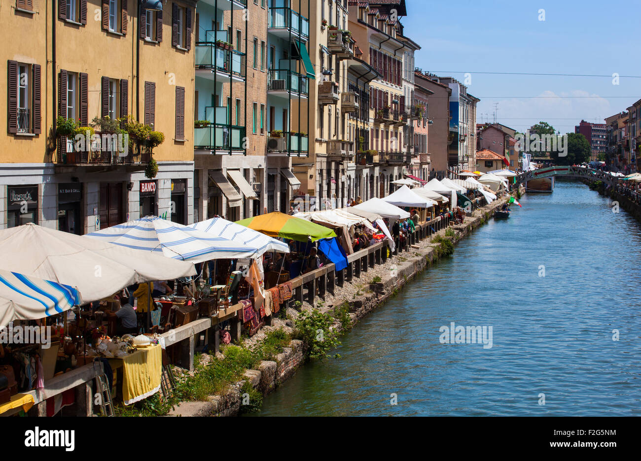 The canal in milan italy hi-res stock photography and images - Alamy