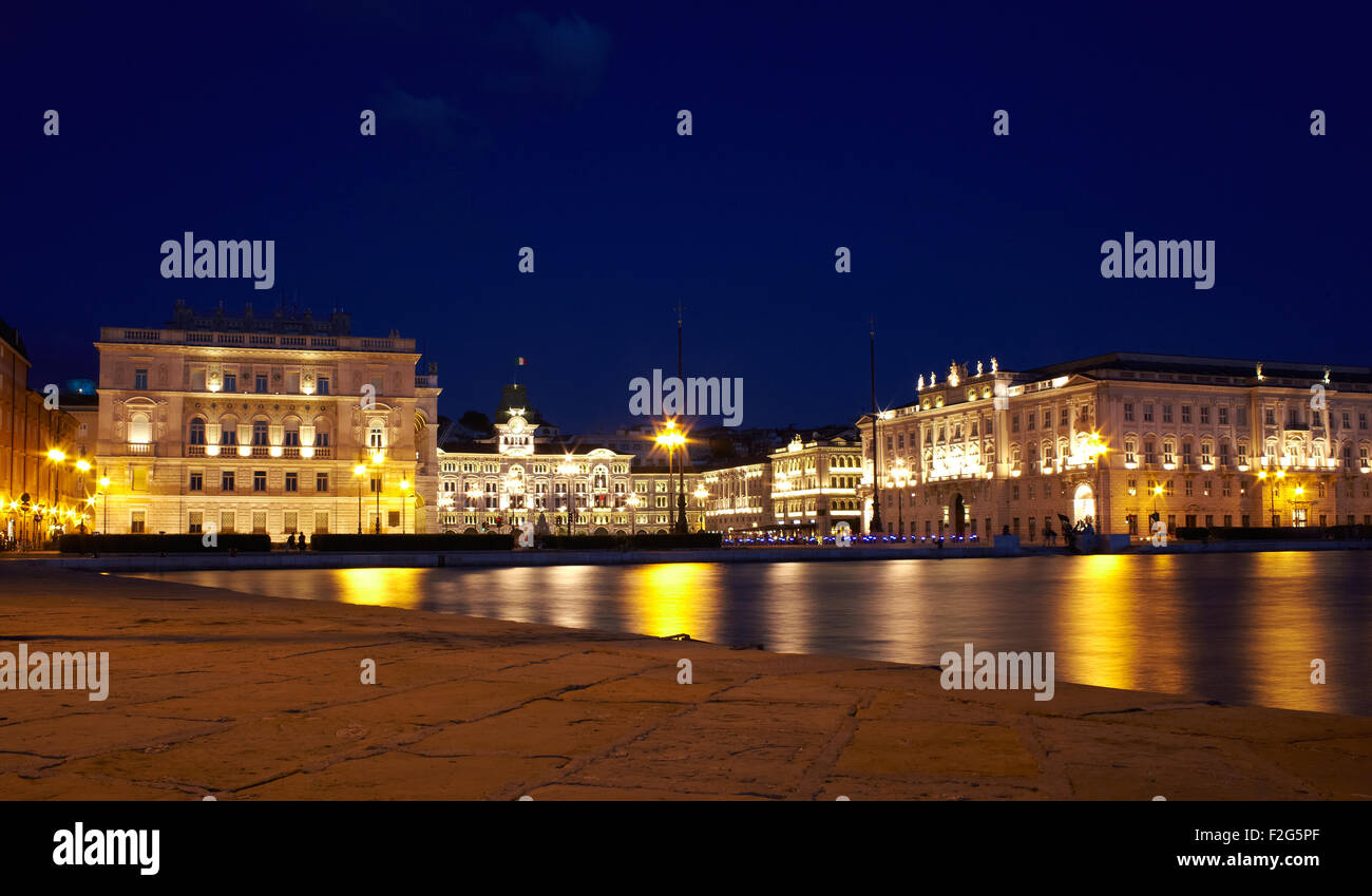 Piazza unità d'Italia,Trieste - Italy Stock Photo - Alamy