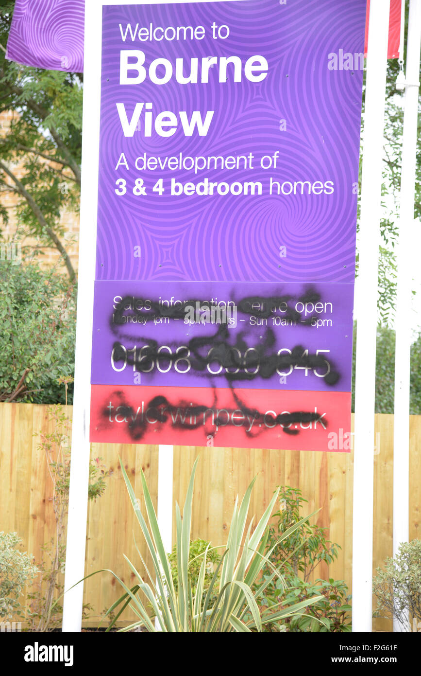 New housing development advertising sign hi-res stock photography and ...