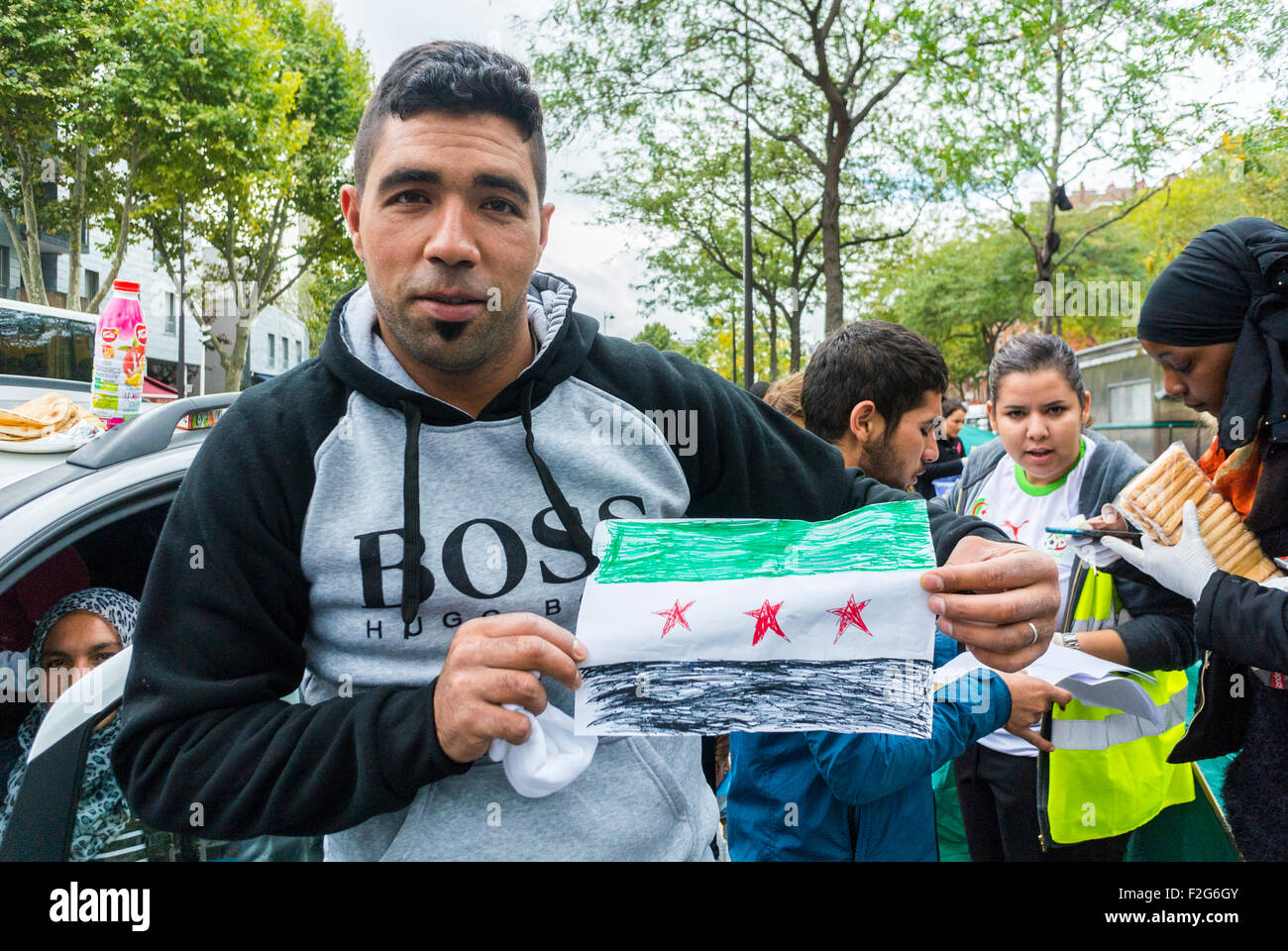 Refugees Flag High Resolution Stock Photography and Images - Alamy
