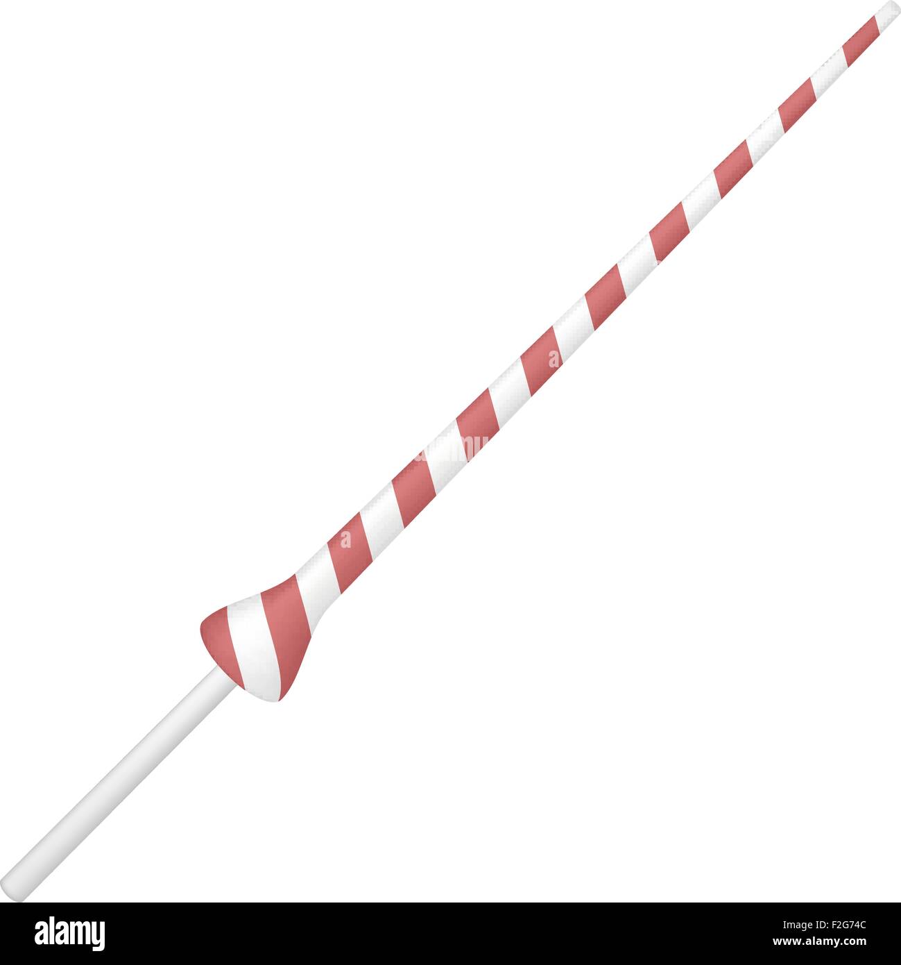 Lance in red and white design Stock Vector Image & Art - Alamy