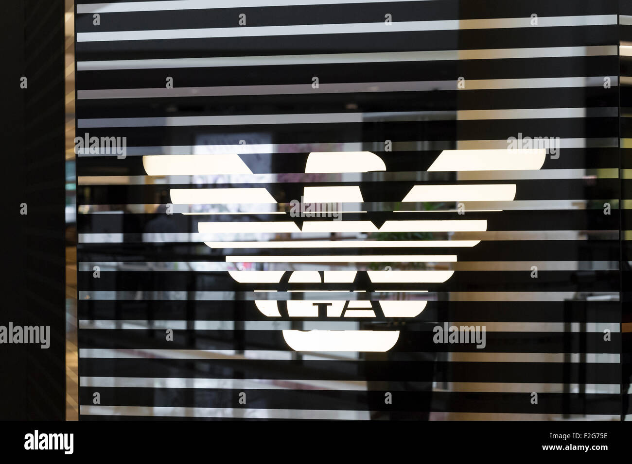 Armani logo hi-res stock photography and images - Alamy