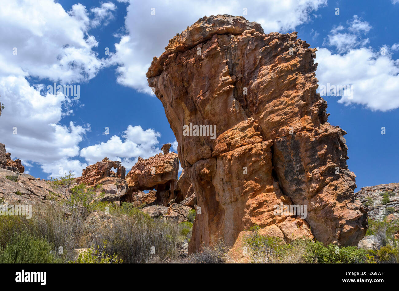 Cederberg rock formations at the Stadsaal caves Stock Photo - Alamy