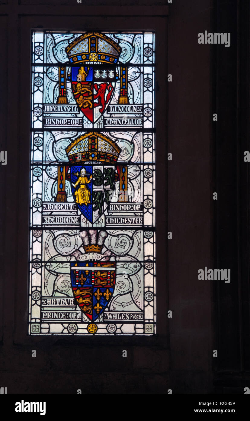 Stained glass window great hall hi-res stock photography and images - Alamy