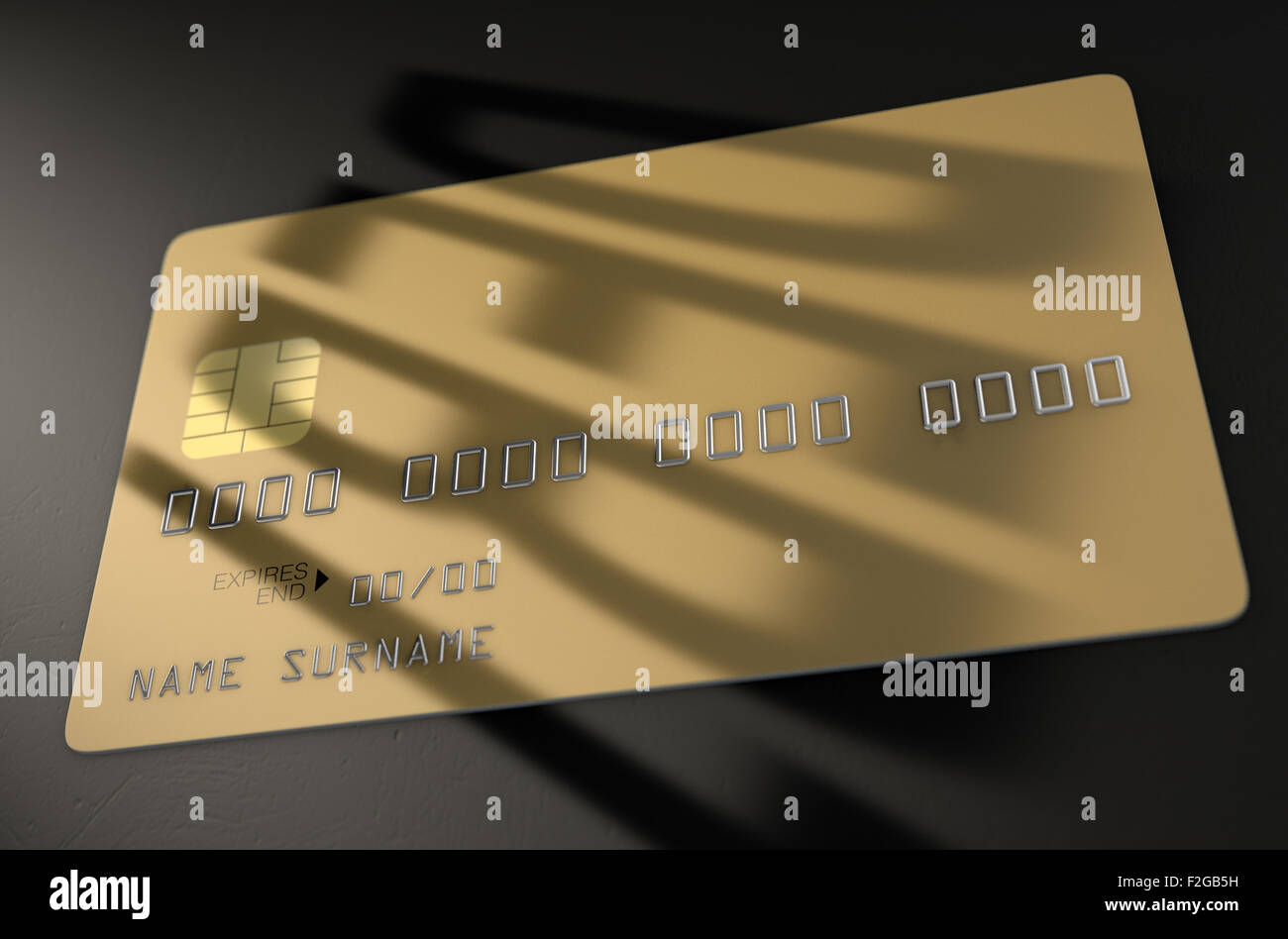 Gold bank card hi-res stock photography and images - Alamy