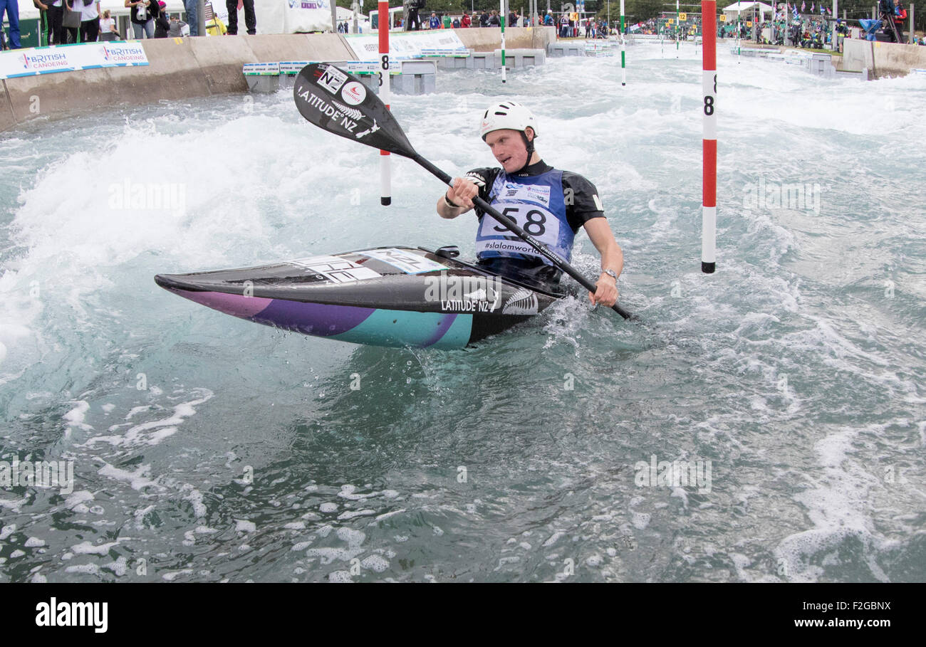 Lee Valley, London, UK. 18th Sep, 2015. ICF Canoe Slalom World ...