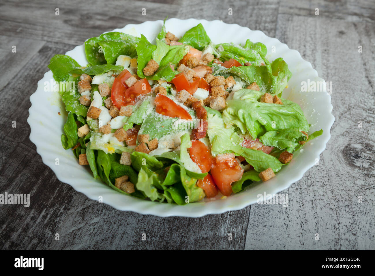 Caesar salad table hi-res stock photography and images - Alamy