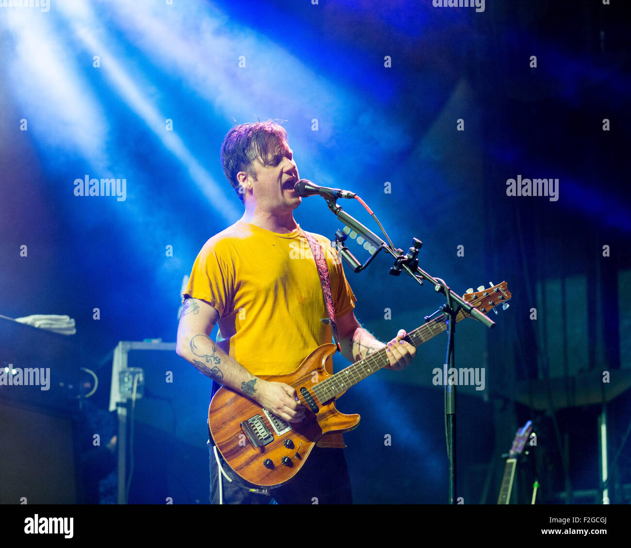 Chicago, Illinois, USA. 13th Sep, 2015. Musician ISAAC BROCK of Modest ...