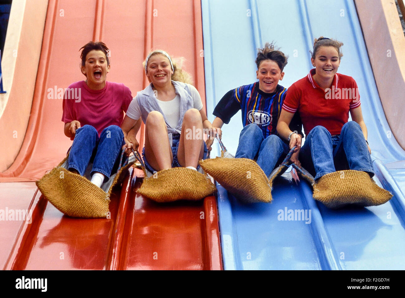 Astroglide cascade slide hi-res stock photography and images - Alamy