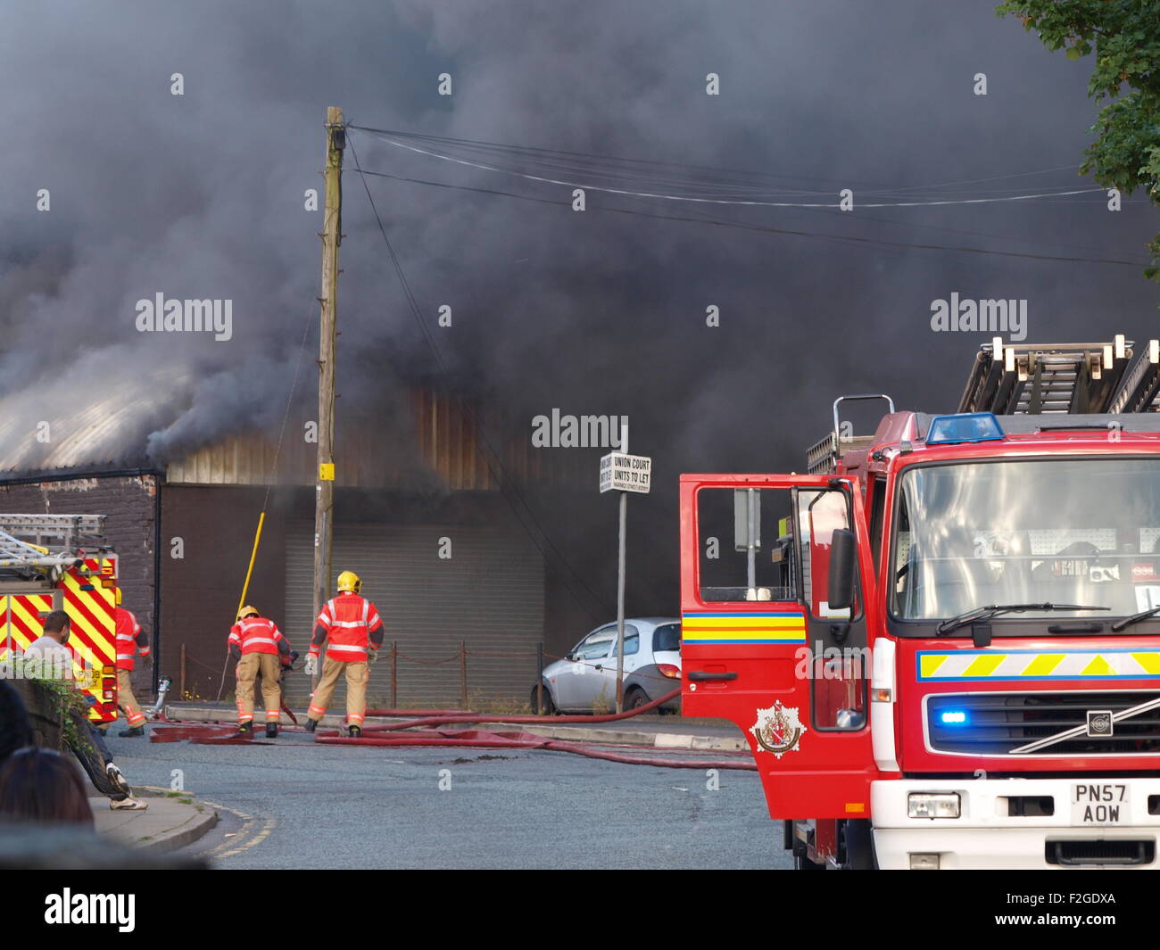 Manchester fire engine hi-res stock photography and images - Alamy