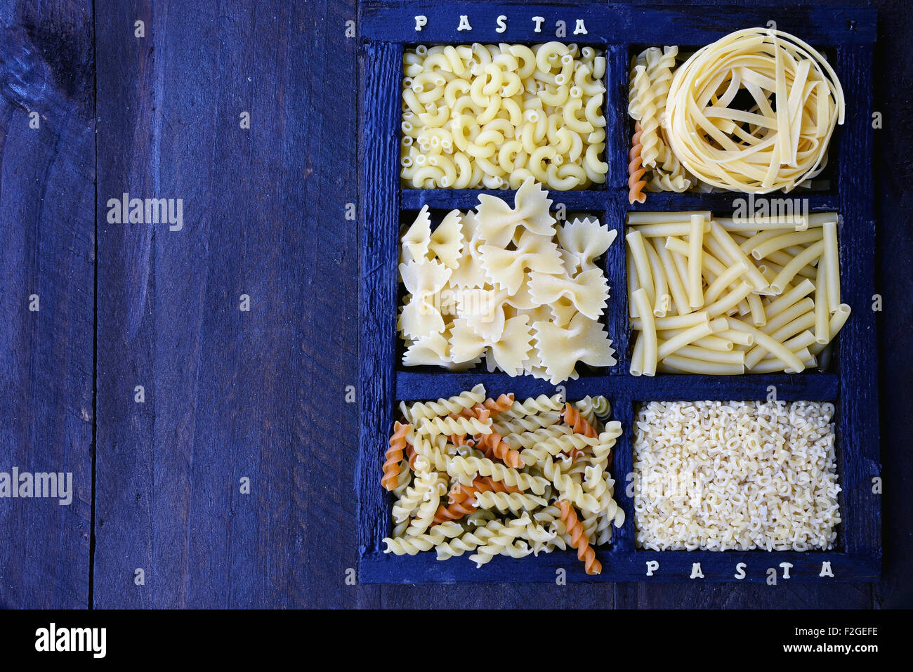 Pasta in a box hi-res stock photography and images - Alamy