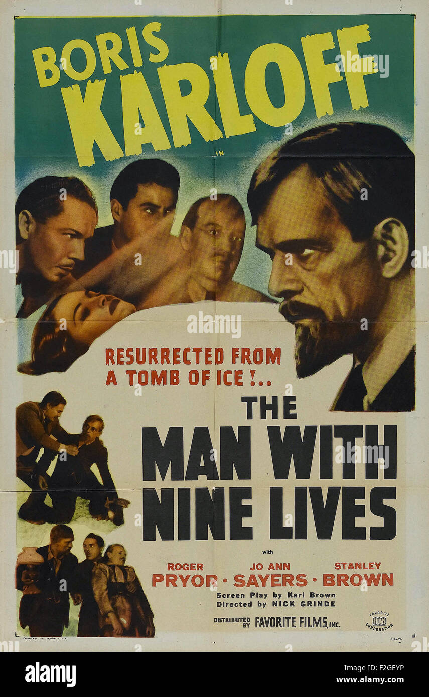 Nine lives poster hi-res stock photography and images - Alamy