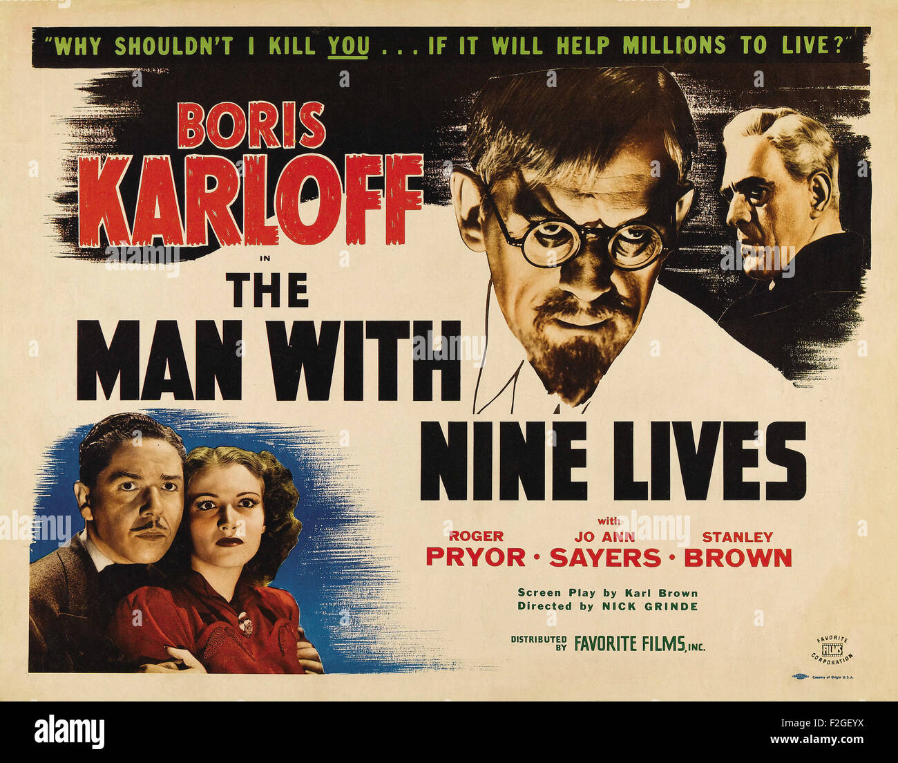 Nine lives poster hi-res stock photography and images - Alamy