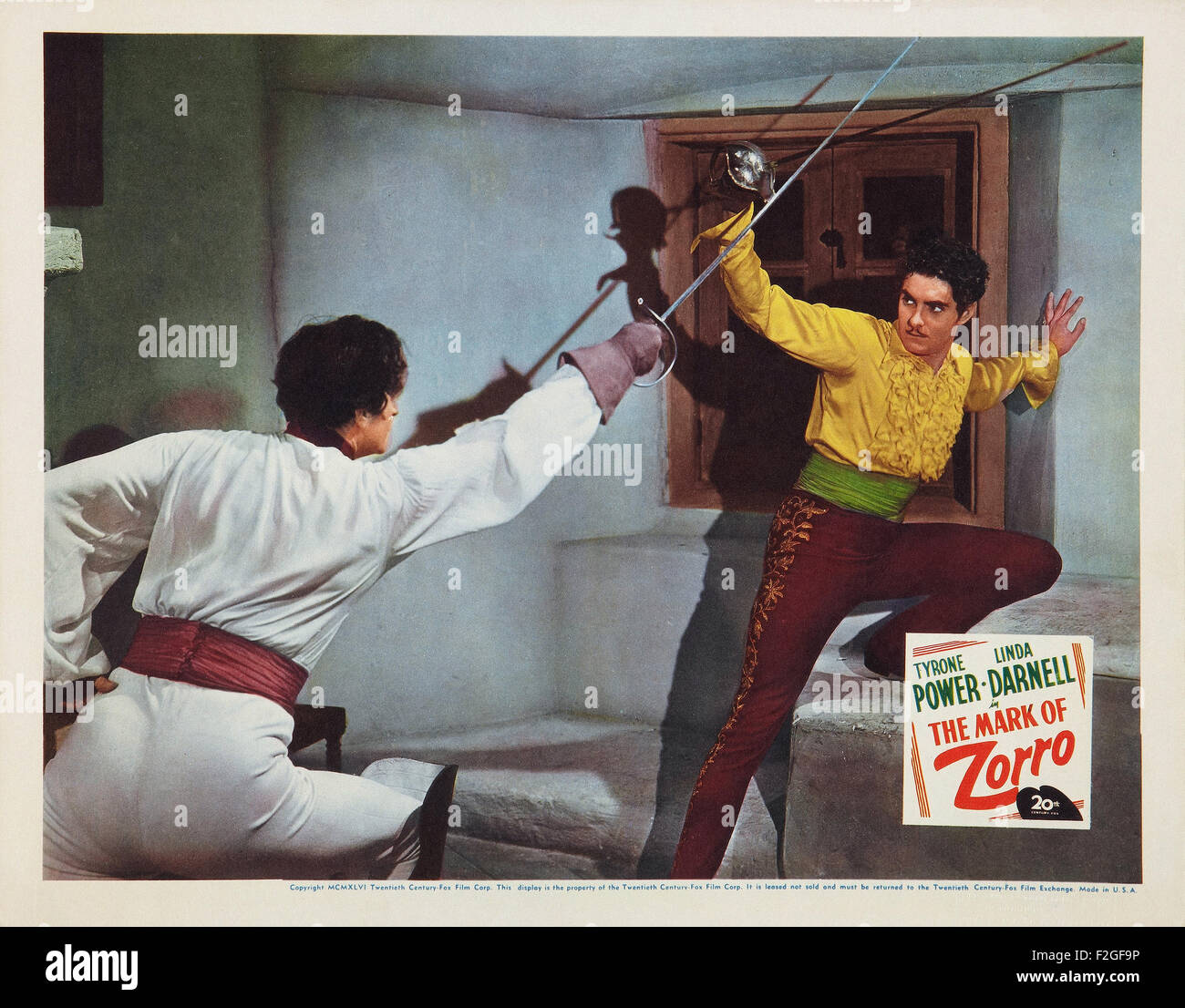 Mark of Zorro, The (1940) 07 - Movie Poster Stock Photo - Alamy