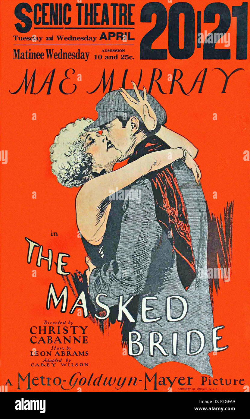 Masked Bride, The 01 - Movie Poster Stock Photo - Alamy