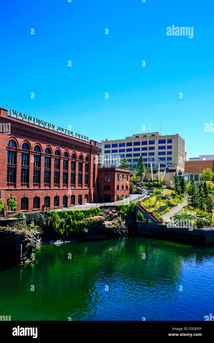 The Washington Water Power building provides hydro-electric energy to ...