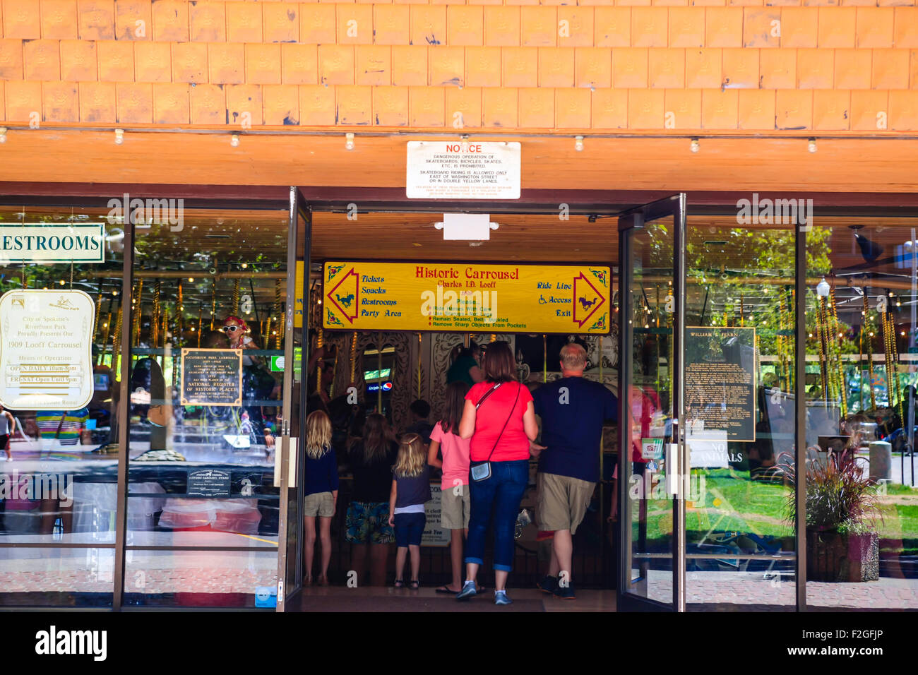 Looff carousel riverfront park spokane hi-res stock photography and ...