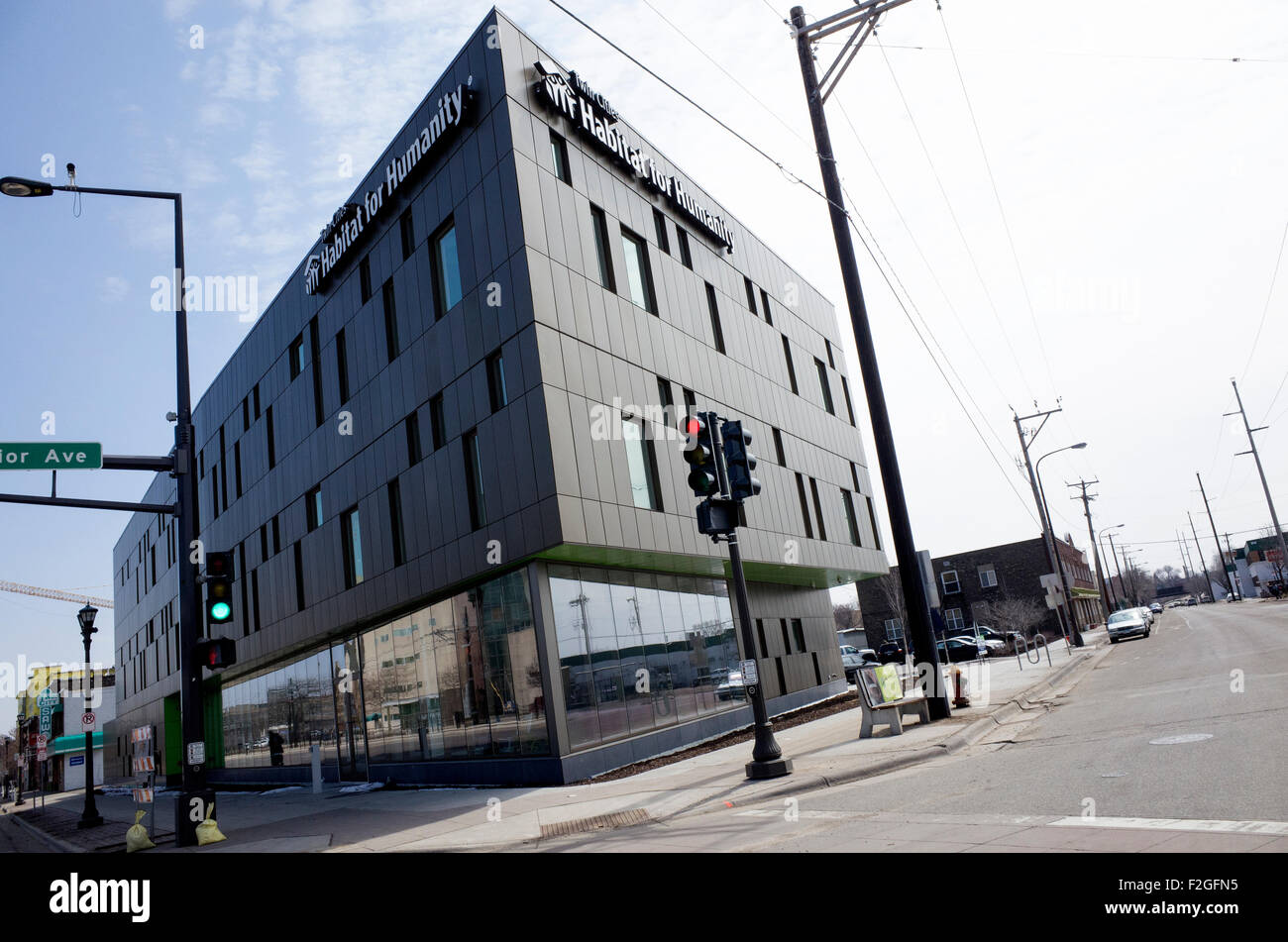 New Habitat for Humanity building on University Ave. near Snelling Ave ...