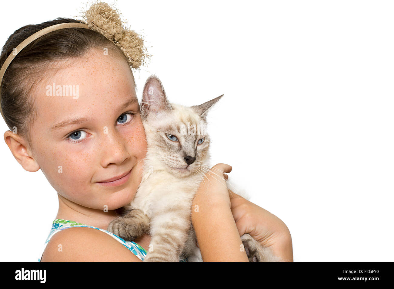 Child Holding Cat High Resolution Stock Photography and Images - Alamy