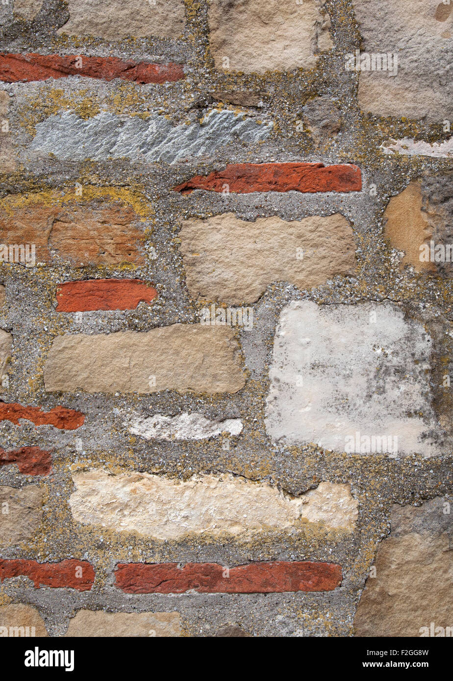 Old weathered stone wall for background or texture Stock Photo - Alamy