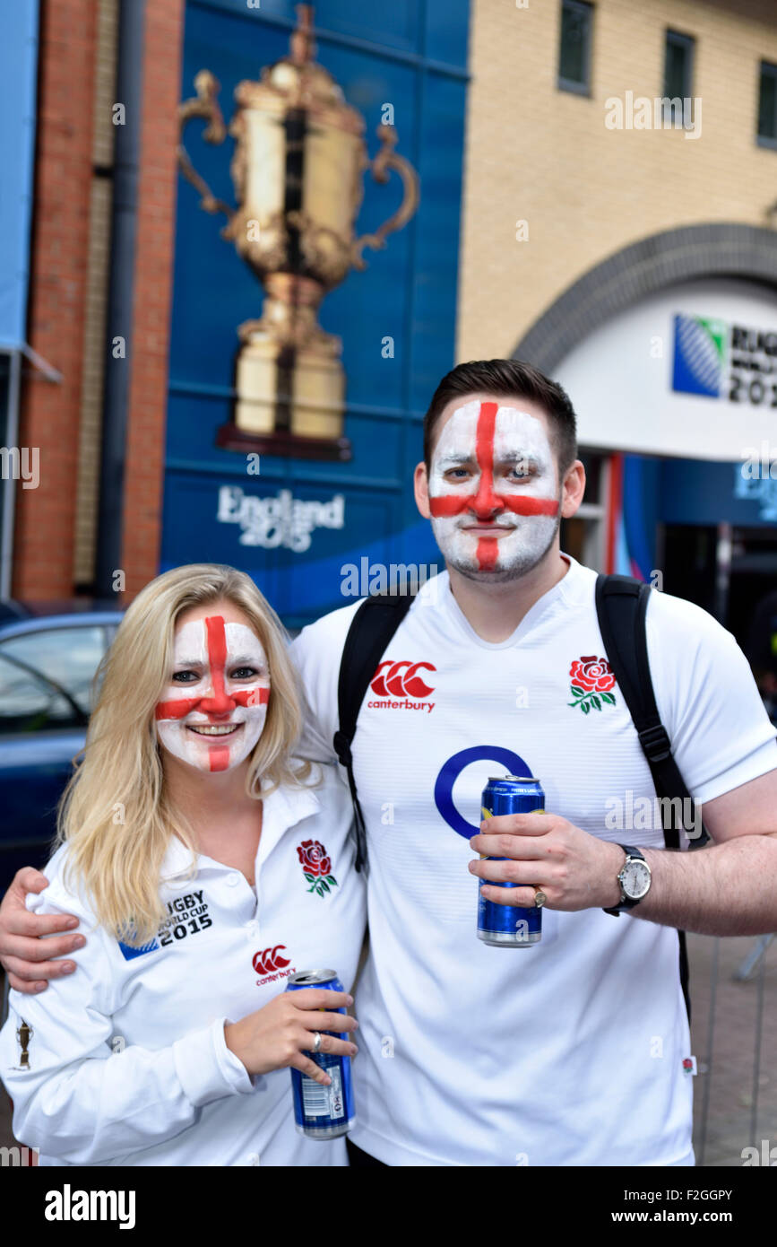 English flag facepaint hi-res stock photography and images - Alamy