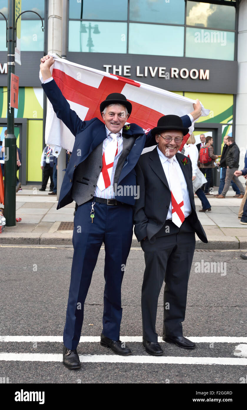 English rugby supporters hi-res stock photography and images - Alamy