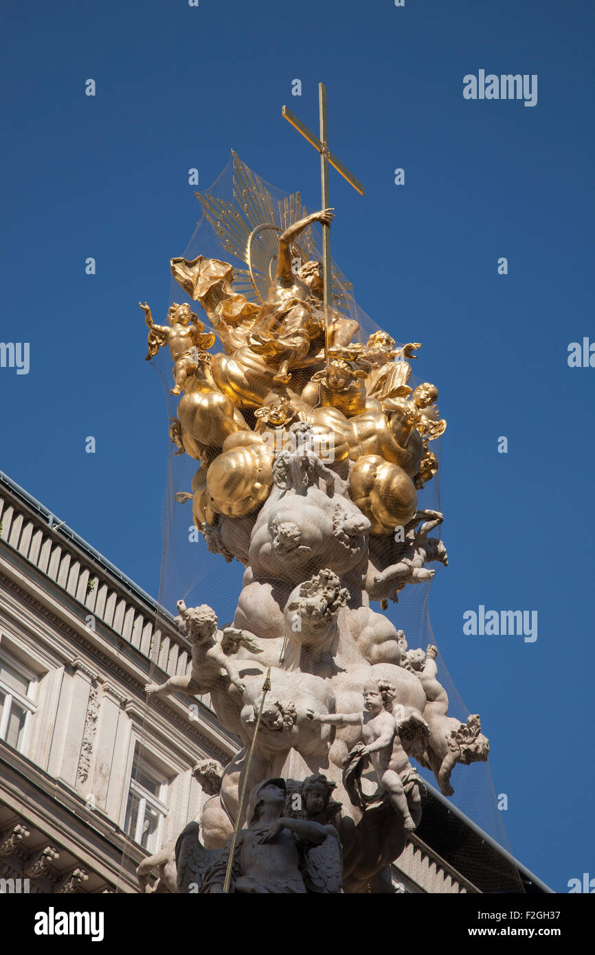 Wiener Pestsaule - Plague Memorial by Kracker and Bendel (1693), Vienna ...