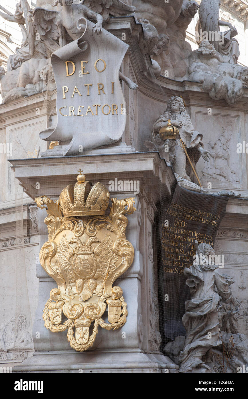 Wiener Pestsaule - Plague Memorial by Kracker and Bendel (1693), Vienna ...