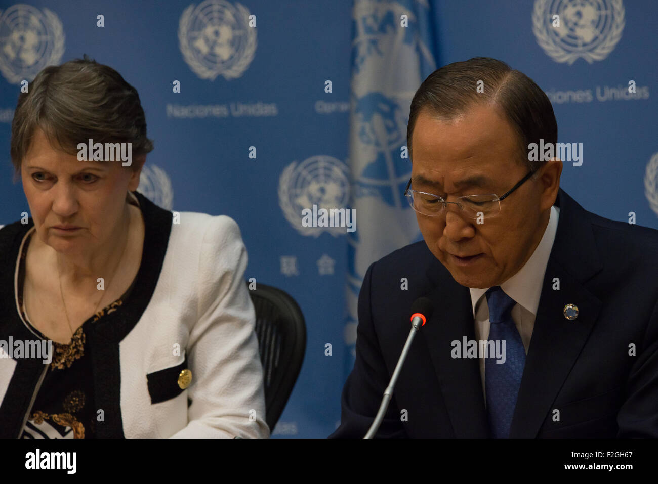 New York City, United States. 18th Sep, 2015. Secretary-General Ban Ki ...