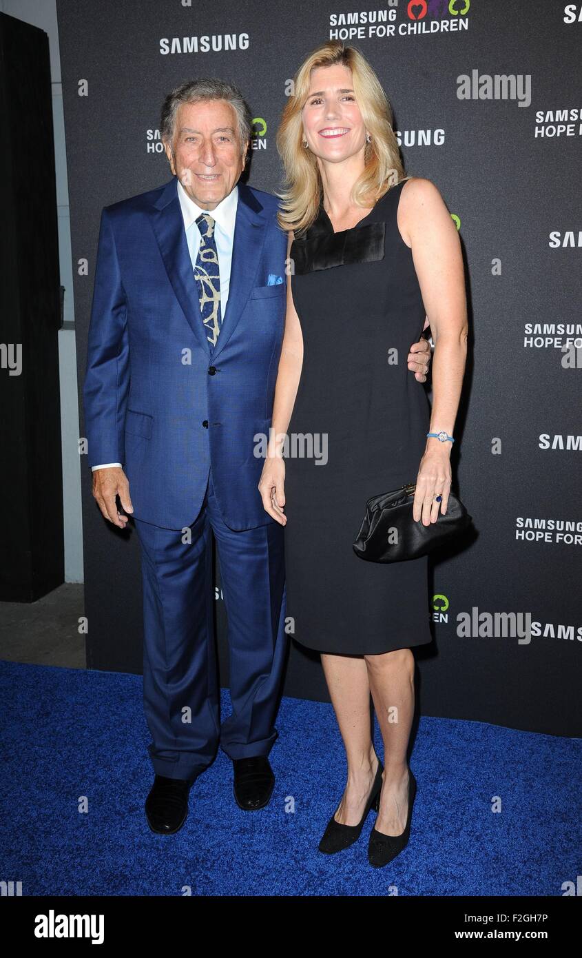 Tony Bennett, Susan Crow at arrivals for Samsung Hope for Children Gala ...