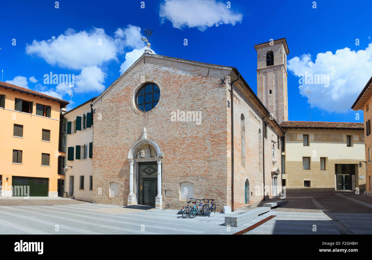 View of Church of Santa Maria degli Angeli in Pordenone Stock Photo - Alamy