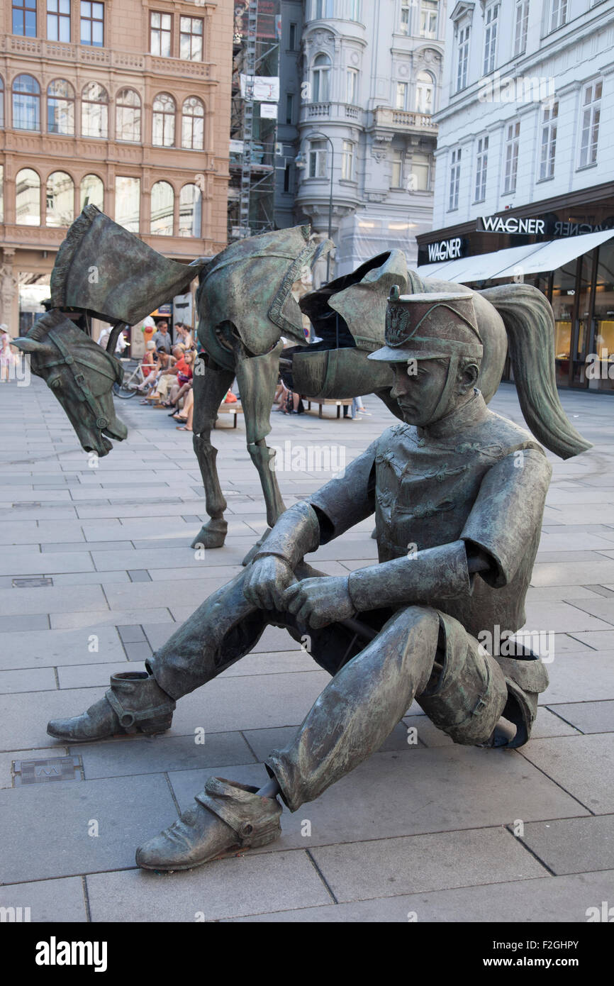 Monumental Break Sculpture by Berthler in Graben Street, Vienna ...