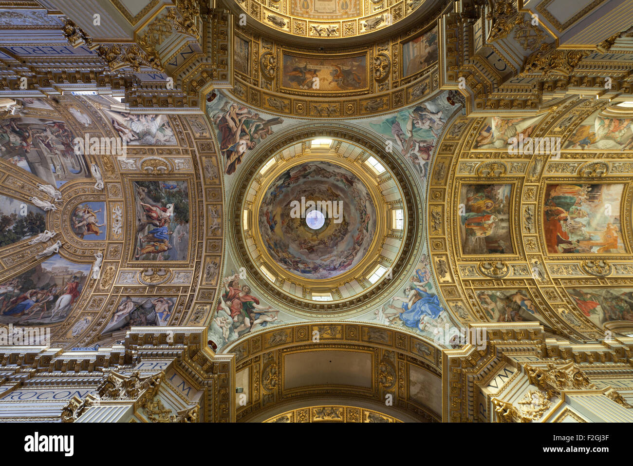 Apse of the Basilica Sant'Andrea della Valle, Rome, Italy Stock Photo ...