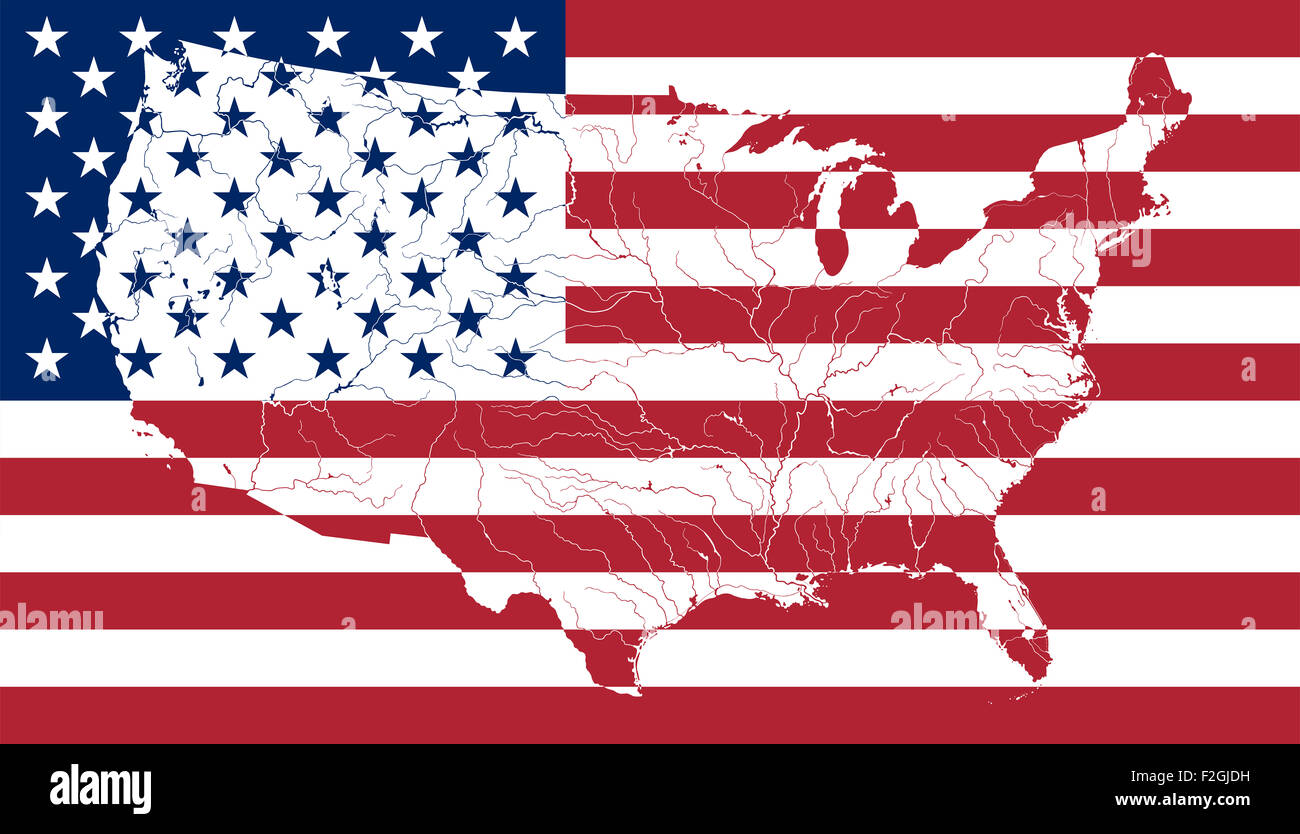 Red states blue states map hi-res stock photography and images - Alamy