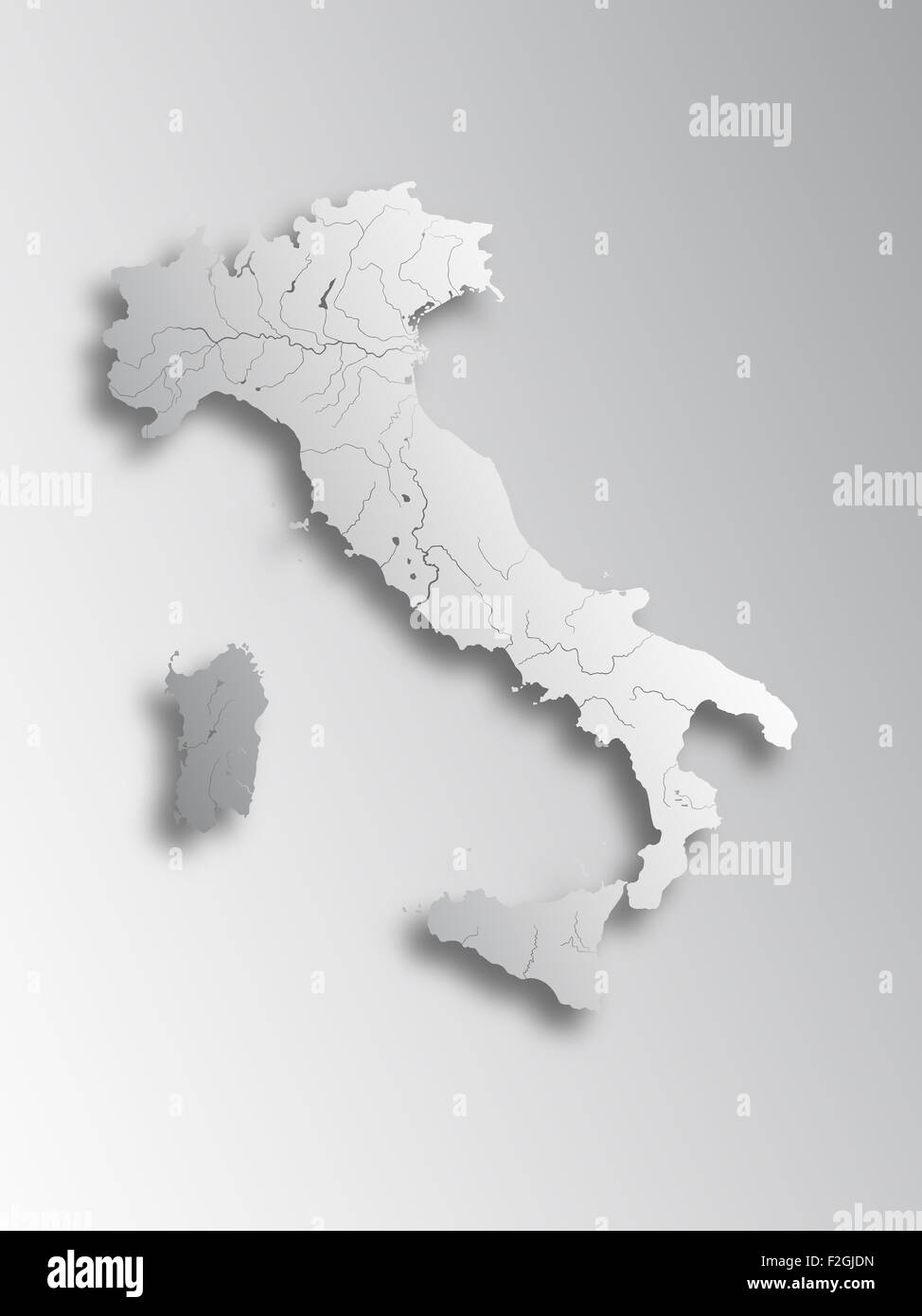 Map of southern italy hi-res stock photography and images - Alamy