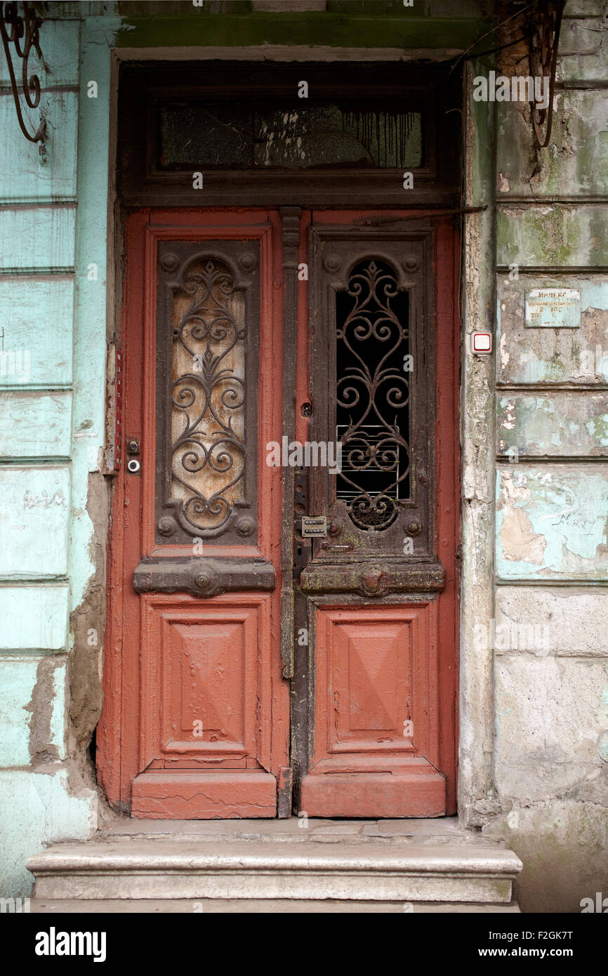 Door of a poor house Stock Photo - Alamy