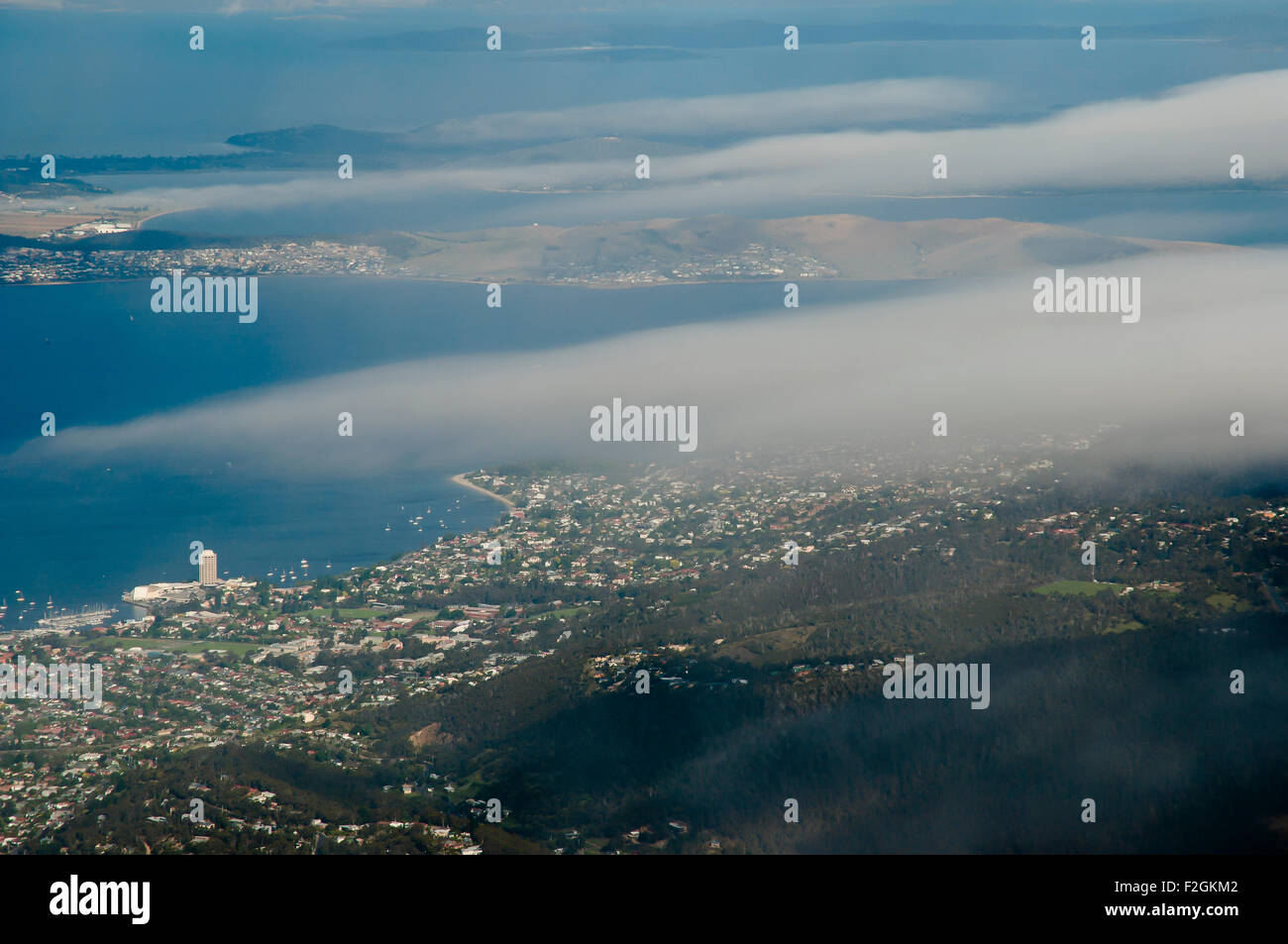 Hobart tasmania aerial hi-res stock photography and images - Alamy